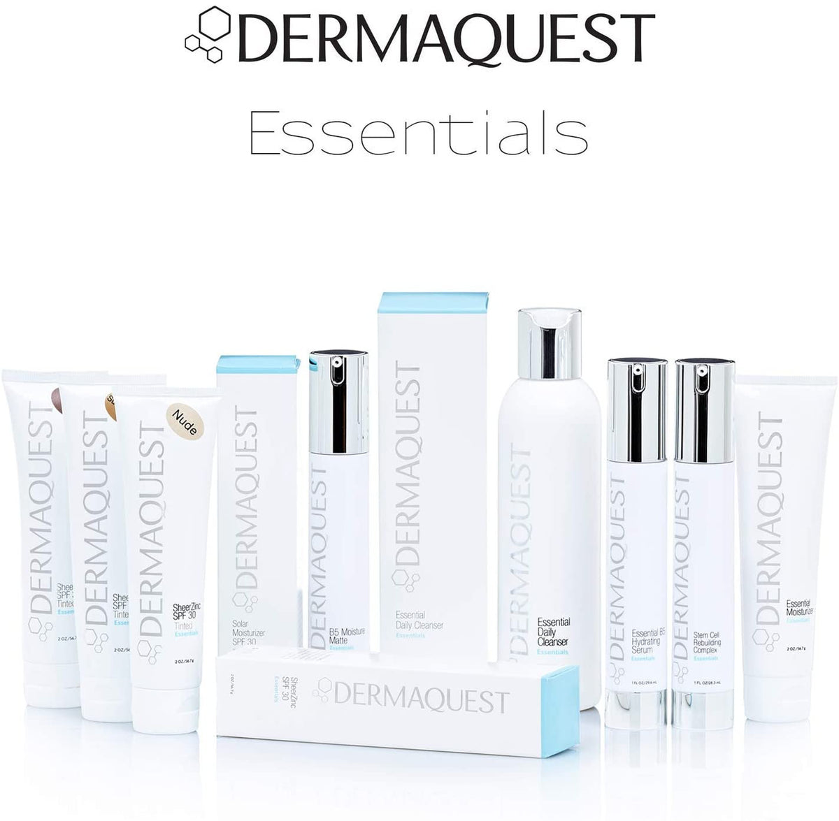 DermaQuest Essentials Skincare Collection UK, Moisturisers & Serums ...